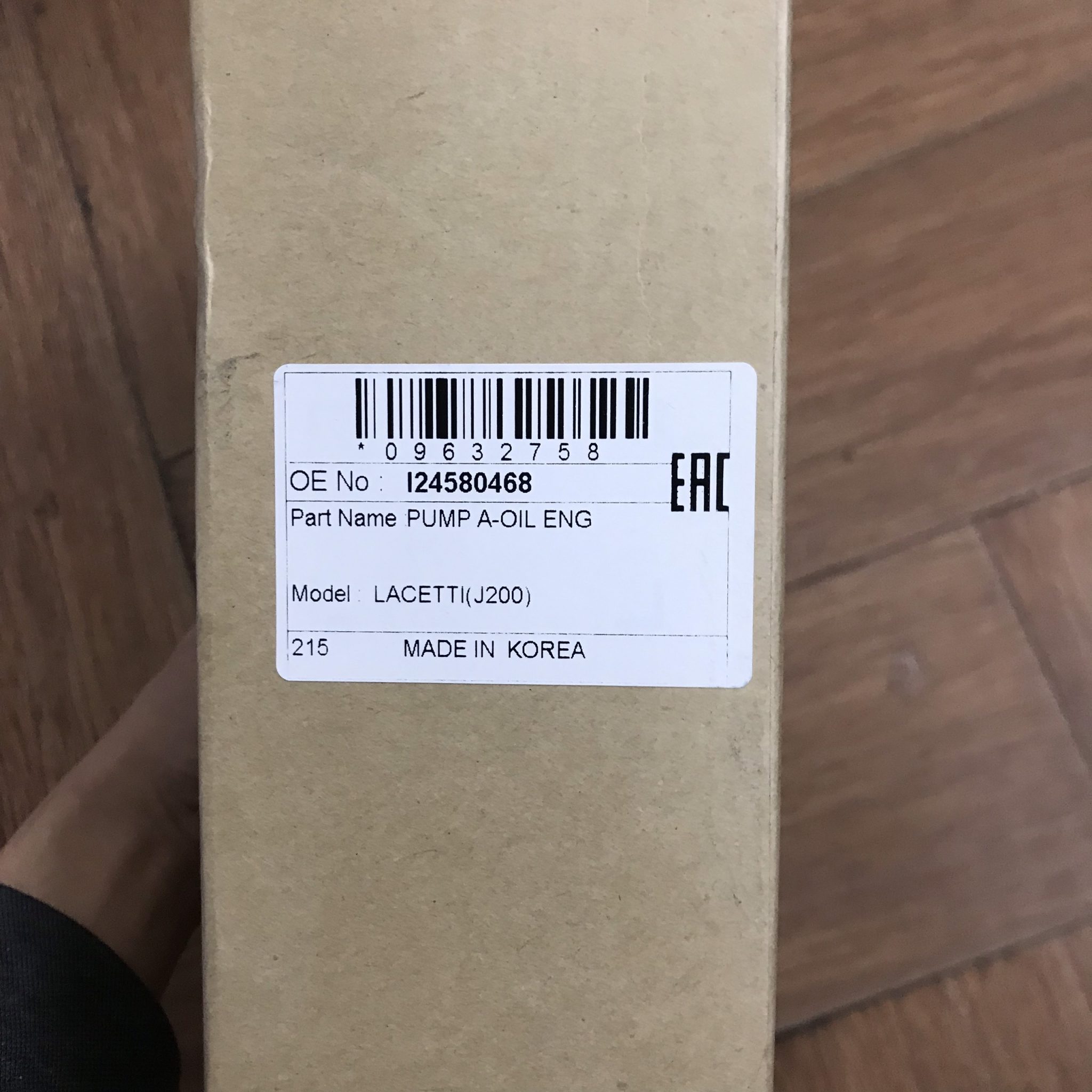 Bơm dầu Nubira 24580468 - Phụ Tùng 169 Phụ Tùng 169